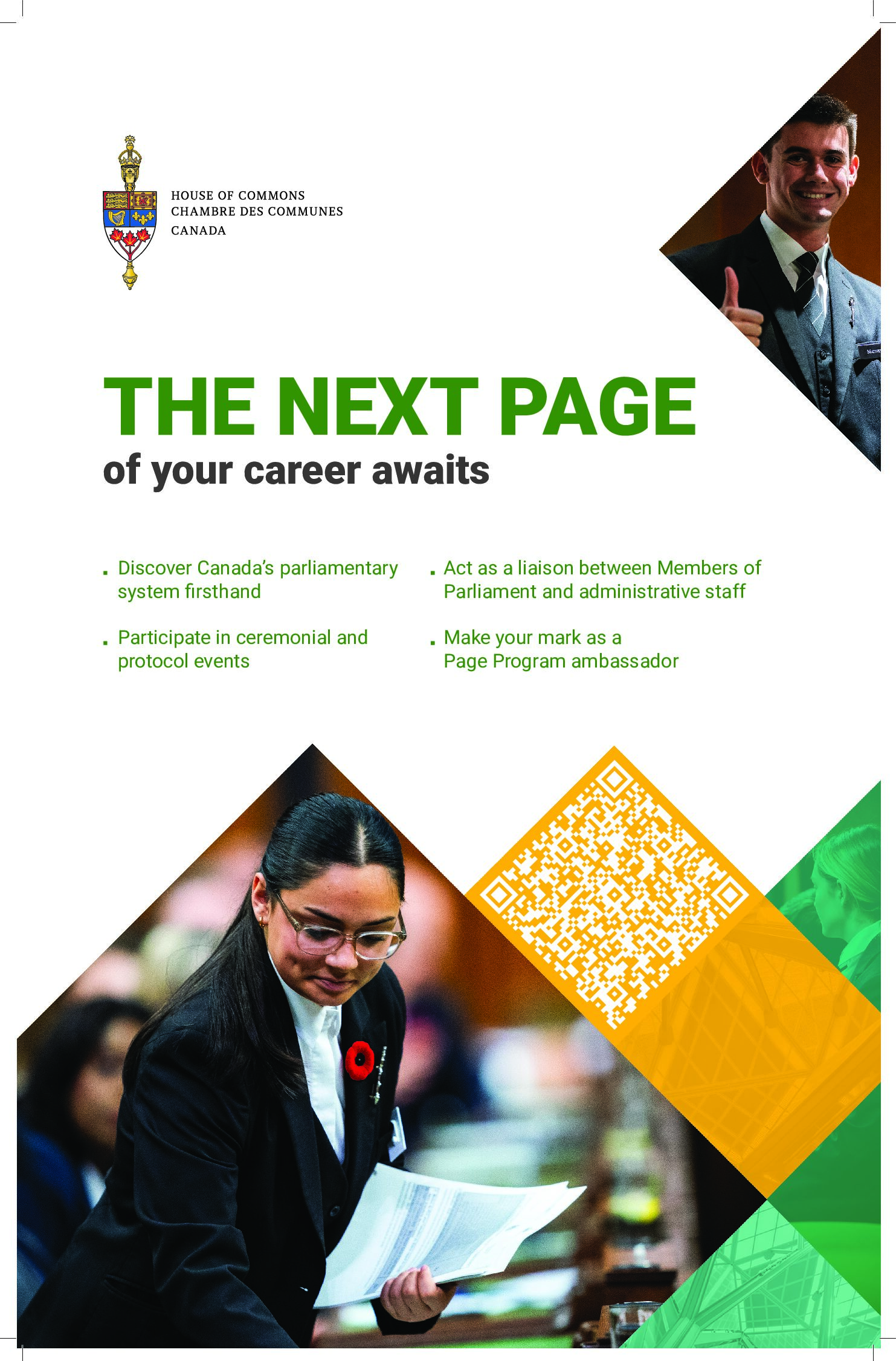 House of Commons Page Program – Huntsville High School